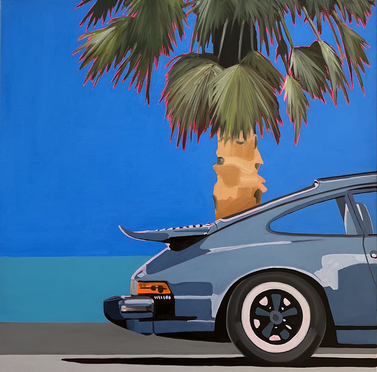 Al Freno - Blue Porsche - Galerie Le Container